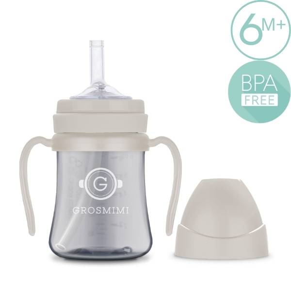 Grosmimi PPSU Straw Cup 200ml (6M+) - Grosmimi Australia