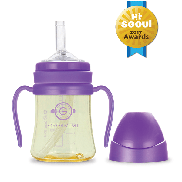 Grosmimi PPSU Straw Cup 200ml (6M+) - Grosmimi Australia
